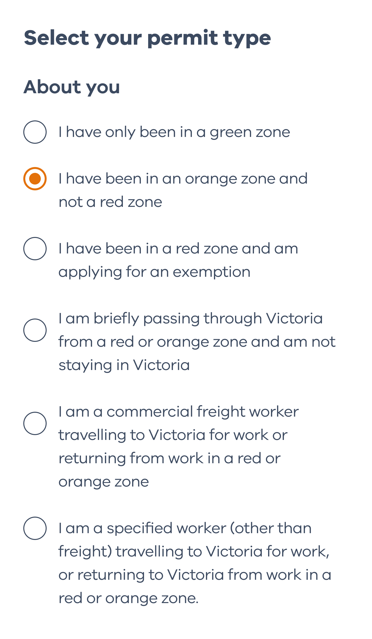 COVID-19 Border Entry Permit – Jarrod Vanstan